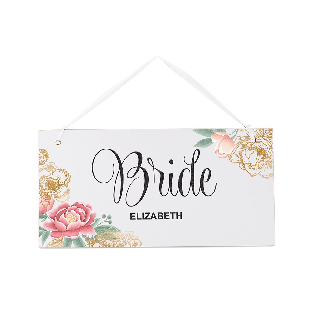 Small Personalized Wooden Wedding Sign